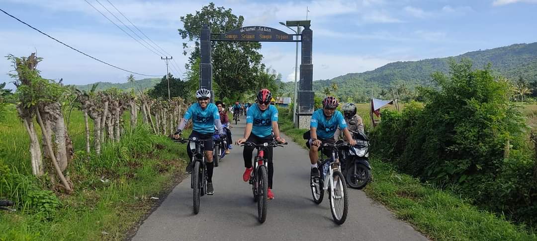 Luar Biasa!, SCC Gowes ke Desa Wisata Marente, Masyarakatkan Olahraga ...